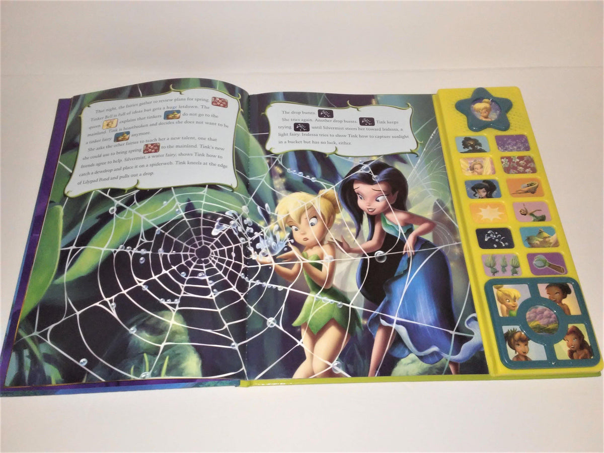 Disney Fairies Tinker Bell INTERACTIVE Play-A-Sound Book from 2010 ...
