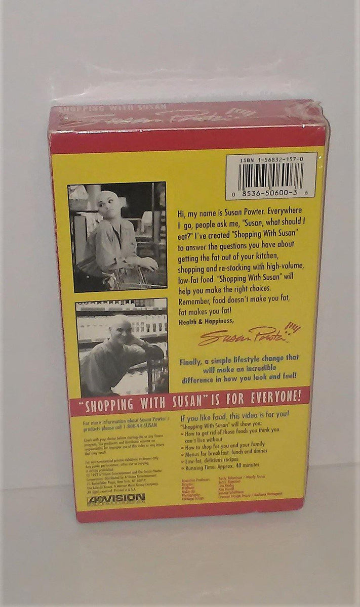 SHOPPING WITH SUSAN - Susan Powter VHS Video from 1993 – Sandee's ...