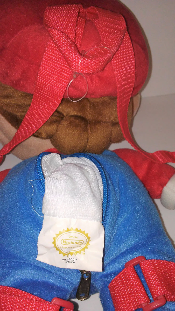 Super Mario Brothers MARIO Plush Backpack from 2012 – Sandee's Memories ...