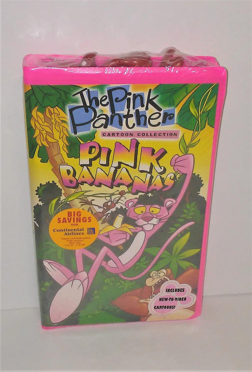 The Pink Panther Cartoon Collection PINK BANANAS VHS Video in Clamshel ...