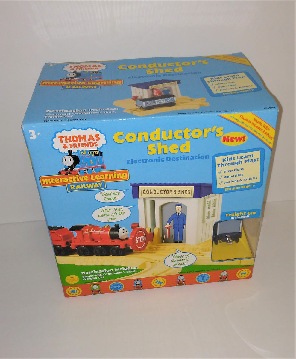 Thomas & Friends Interactive Learning Railway CONDUCTOR'S SHED Electro ...